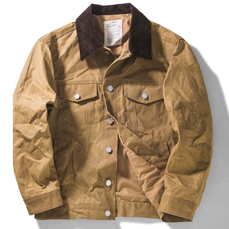 Men's Vintage Waxed Canvas Jacket - Nobilia.One